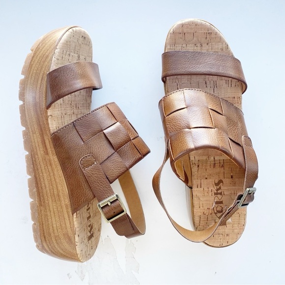 Kork-Ease | Shoes | Korks By Korkease Fraya Brown Wedge Clog Platform ...